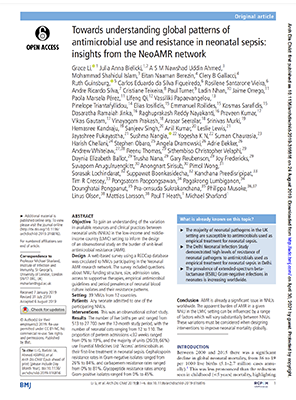 Towards Understanding Global Patterns of Antimicrobial Use and Resistance in Neonatal Sepsis ...