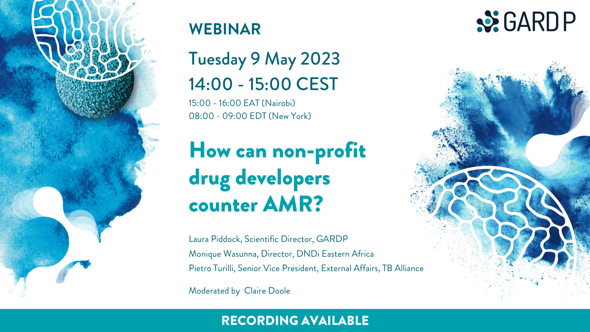 Webinar – How can non-profit drug developers counter AMR? | GARDP