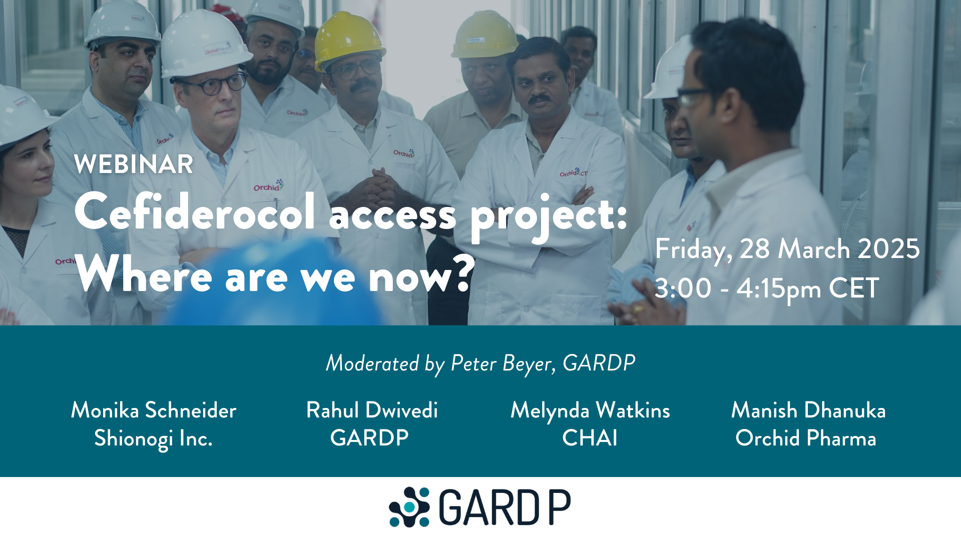 Webinar – Cefiderocol access project: Where are we now? | GARDP